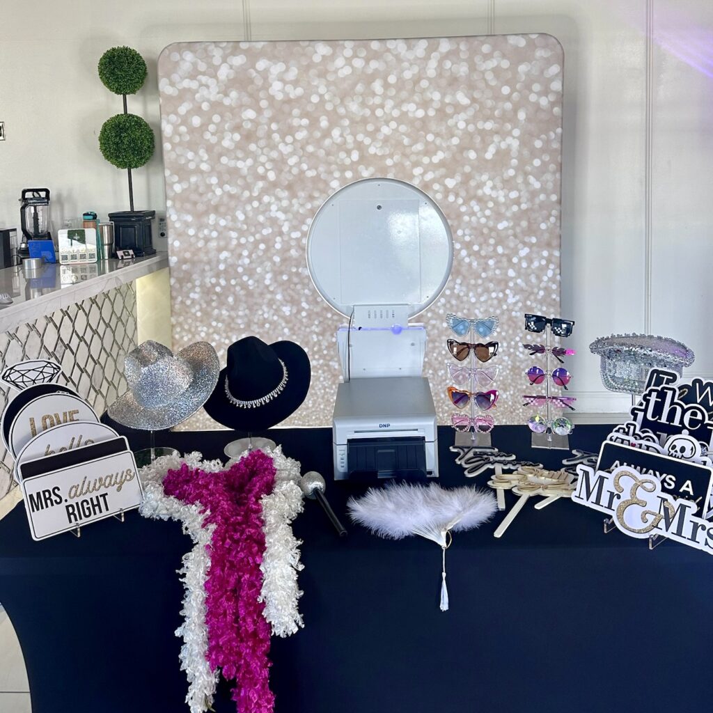 See Our Backdrops, Event Setups, & Prop Tables in Action